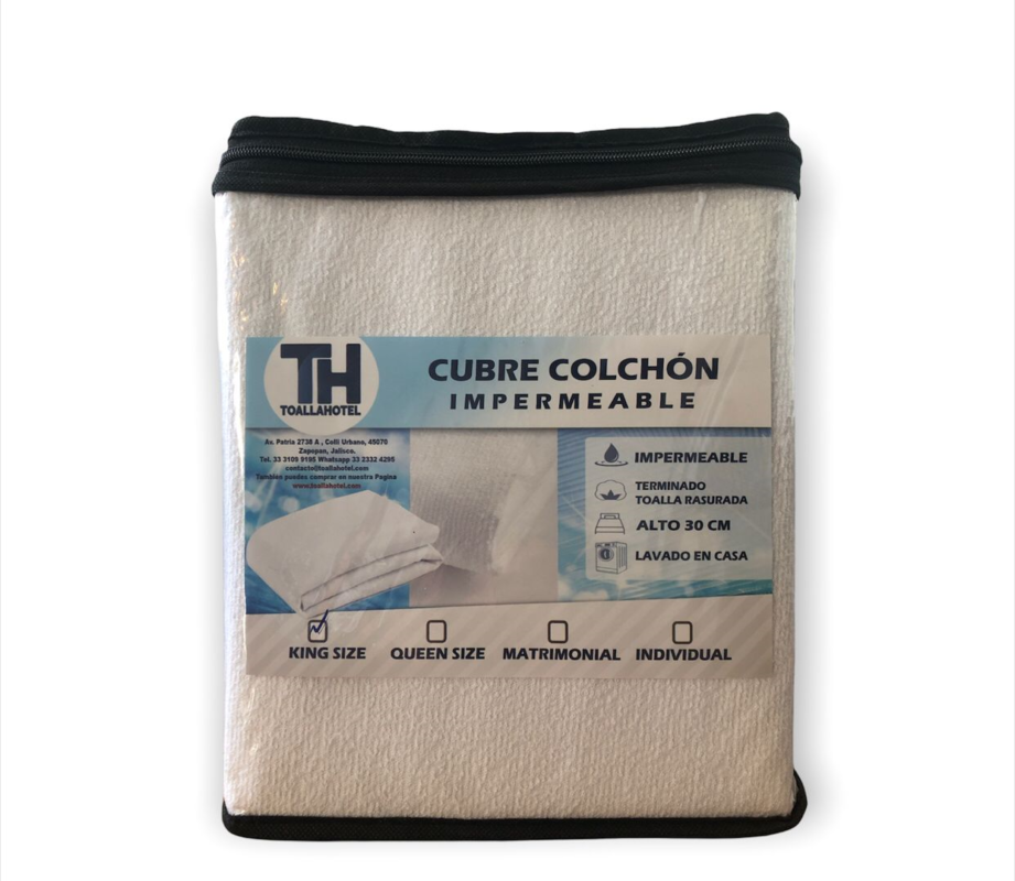 20 Cubre Colchon Impermeable King Size – Toalla Hotel